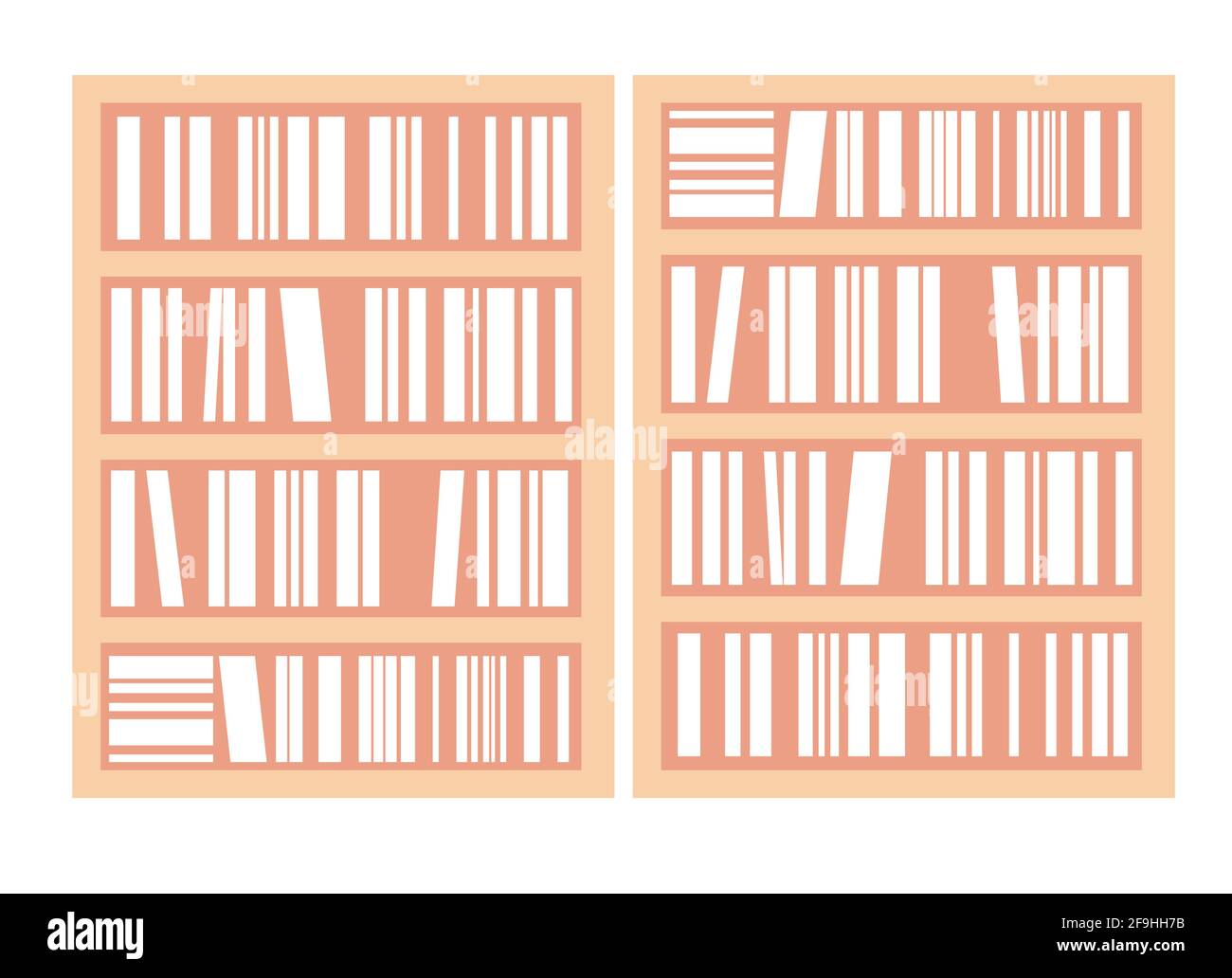 Antique bookcase Cut Out Stock Images & Pictures - Alamy
