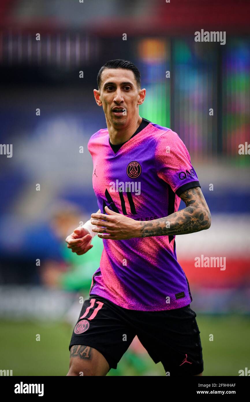 Paris’s Angel Di Maria during the French Ligue 1 Paris Saint Germain ...