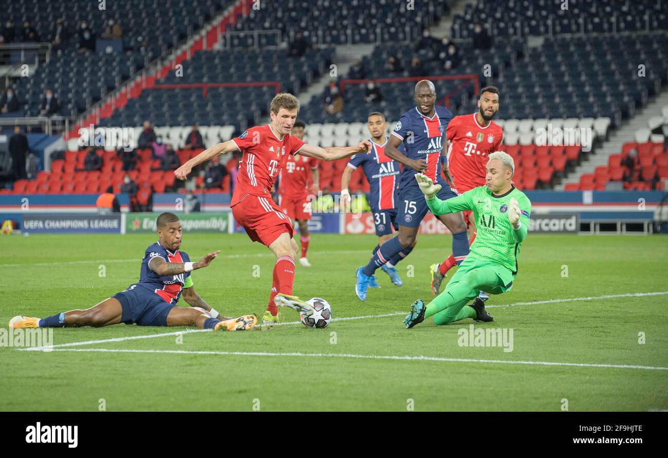goalchance Thomas MUELLER (MÃ ller, M) versus goalwart Keylor NAVAS r ...