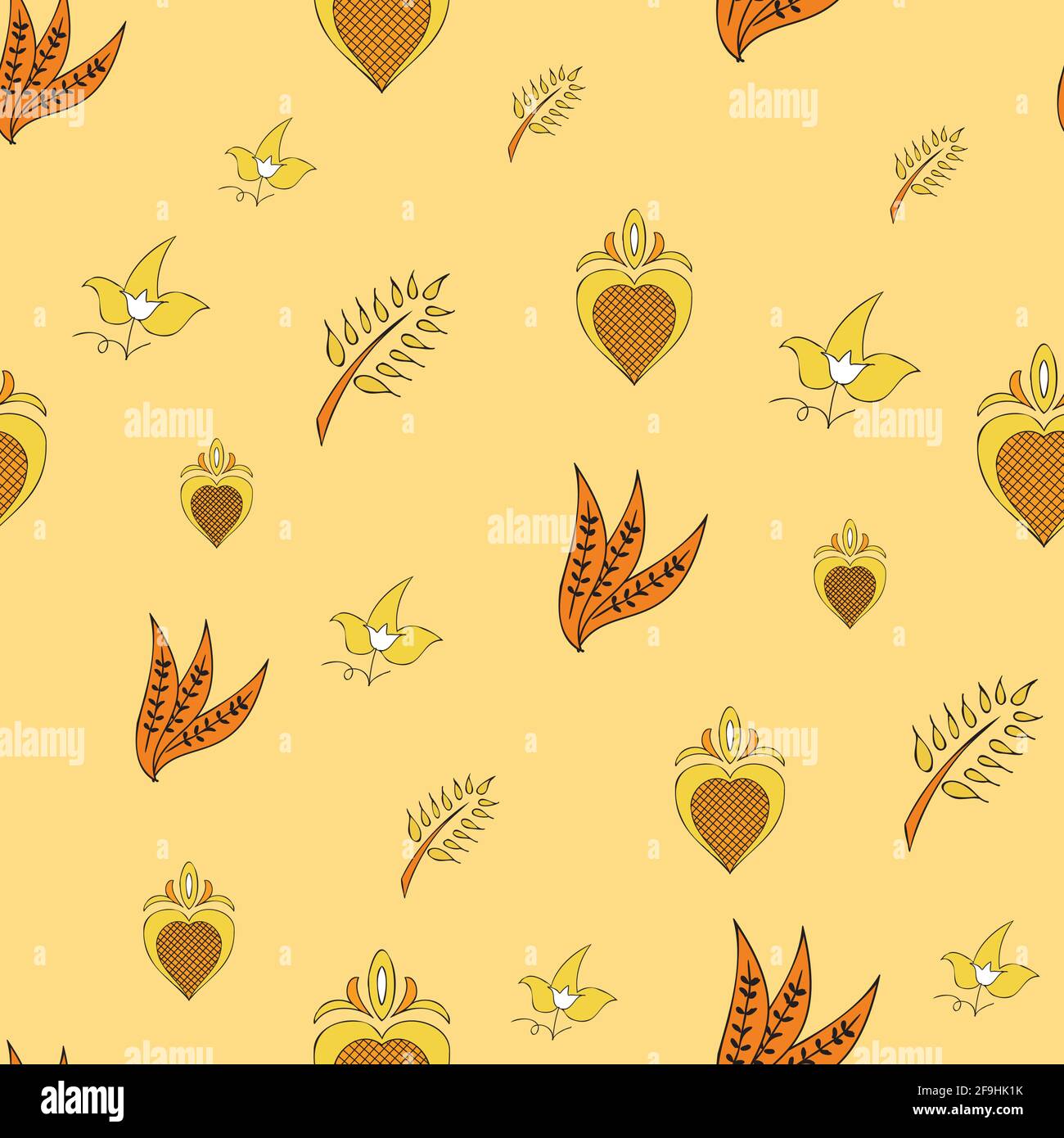 Vector beige background Brittany celtic, Breton trational folklore ...