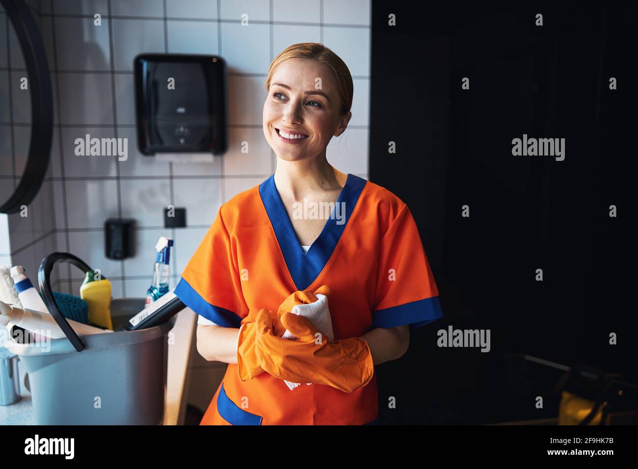 Office bathroom hi-res stock photography and images - Alamy