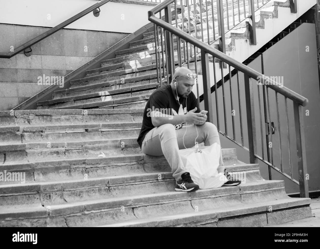 Street life of every day People around Town carrying out normal lives ...