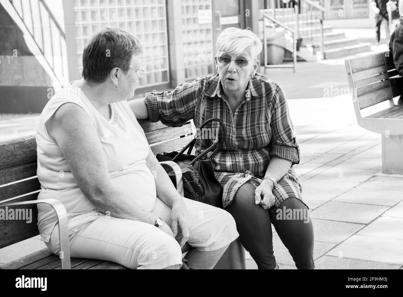 Street life of every day People around Town carrying out normal lives ...