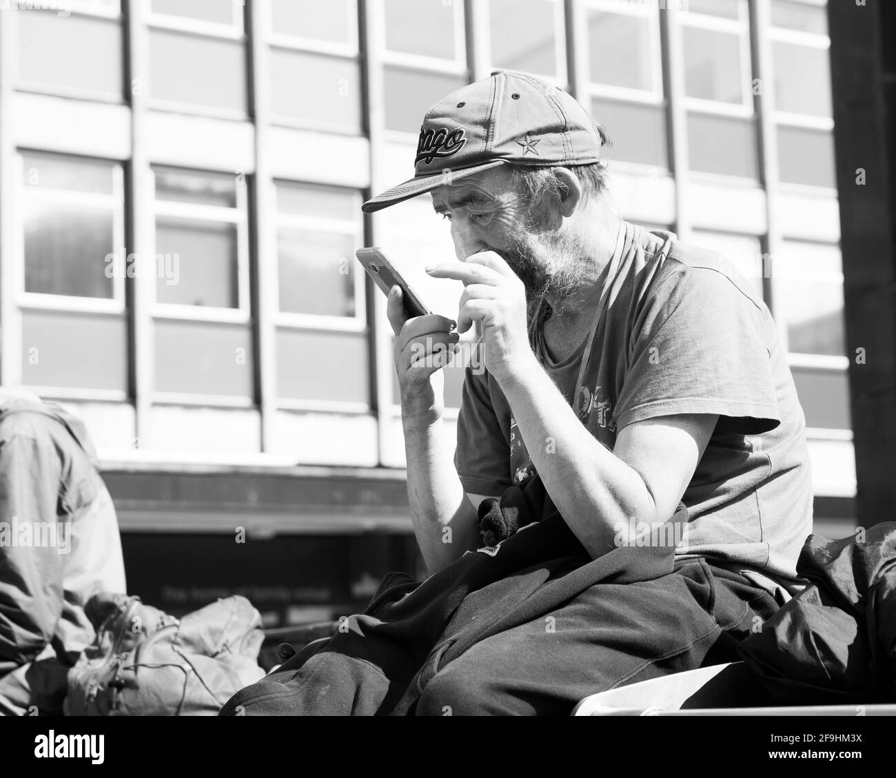 Street life of every day People around Town carrying out normal lives ...