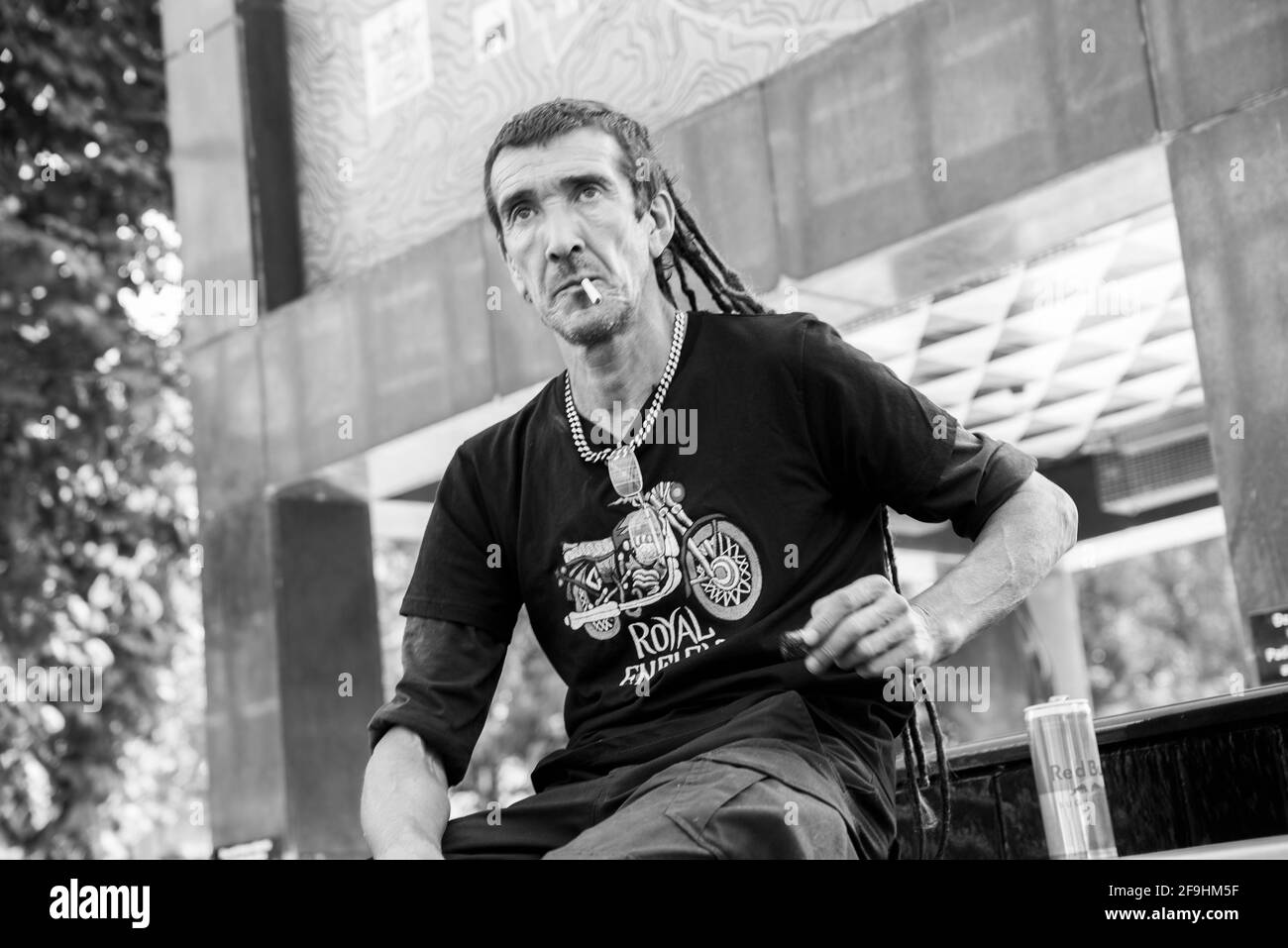 Street life of every day People around Town carrying out normal lives ...