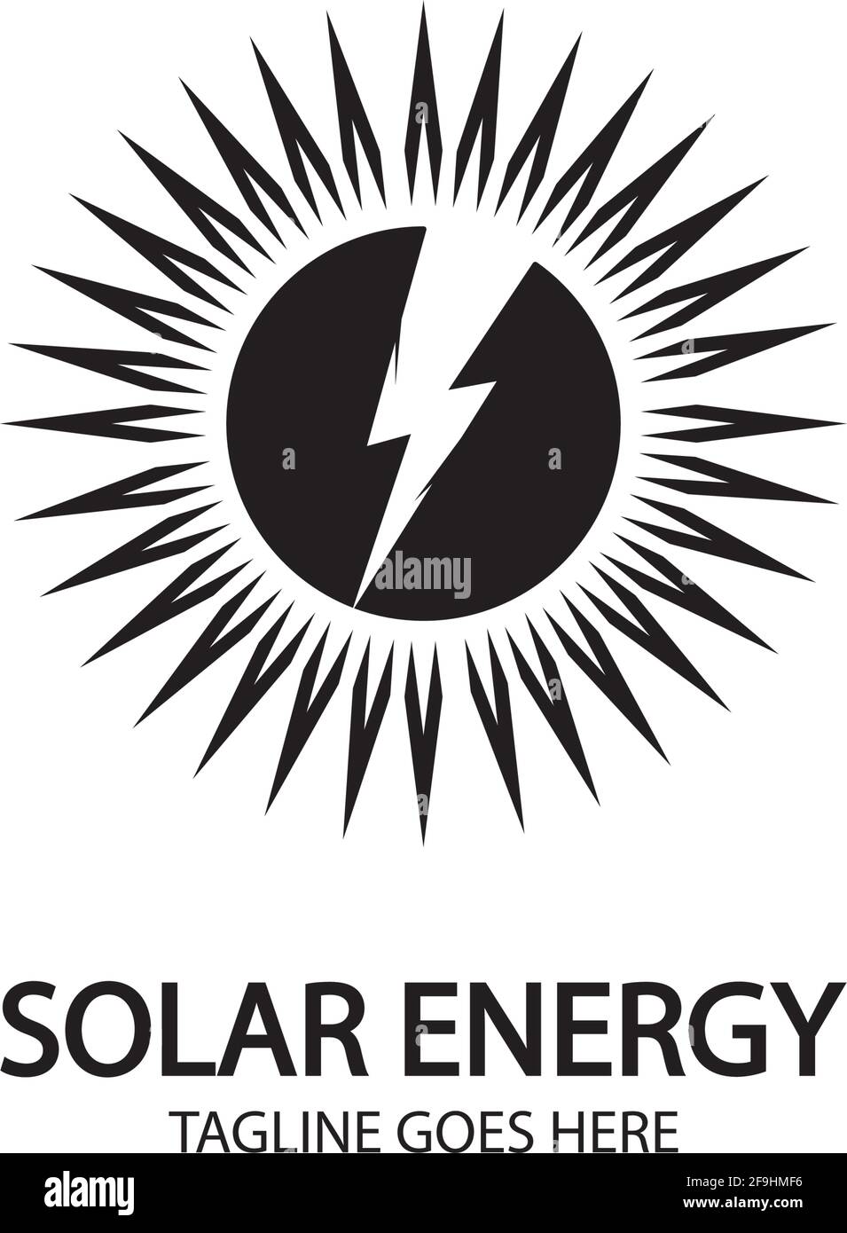 Solar energy panel and sun icon isolated on white background Stock ...