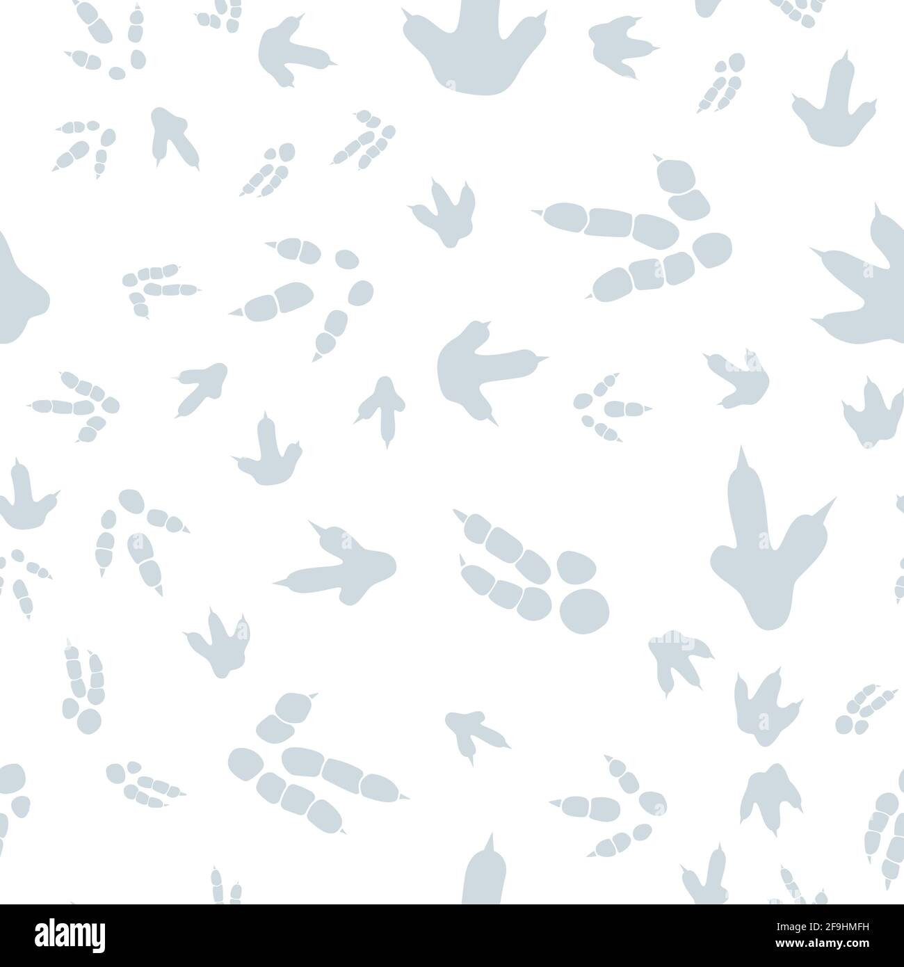 Dinosaur footprint tracks. Minimal color seamless pattern. Background ...