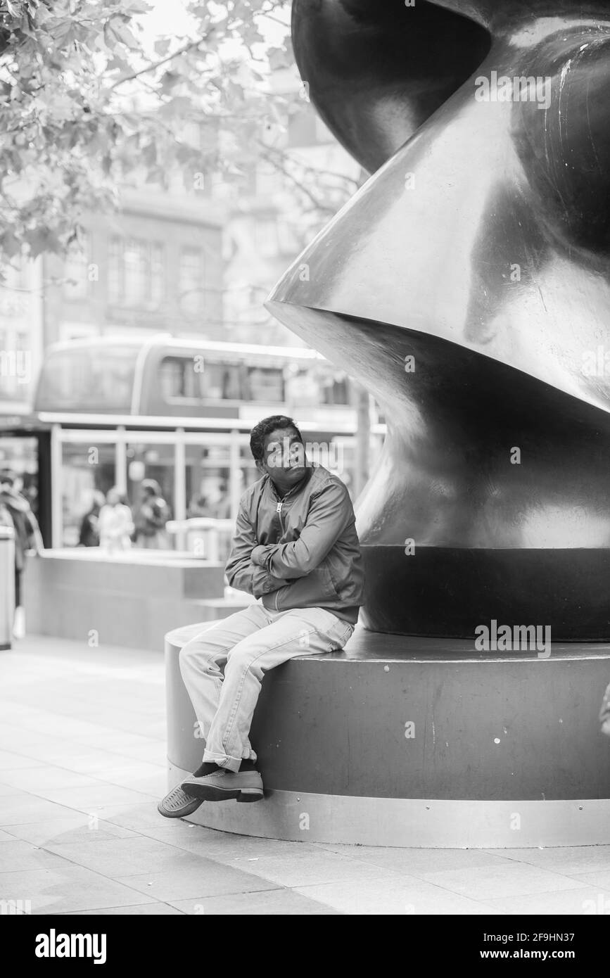 Street life of every day People around Town carrying out normal lives ...