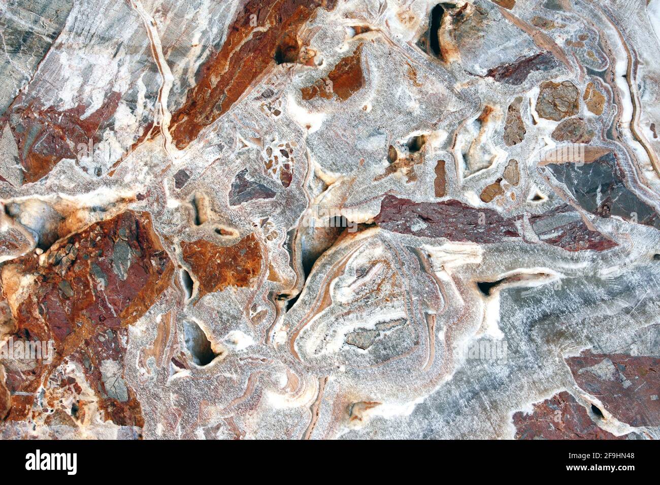Texture of marble of red, gray and white color Stock Photo - Alamy
