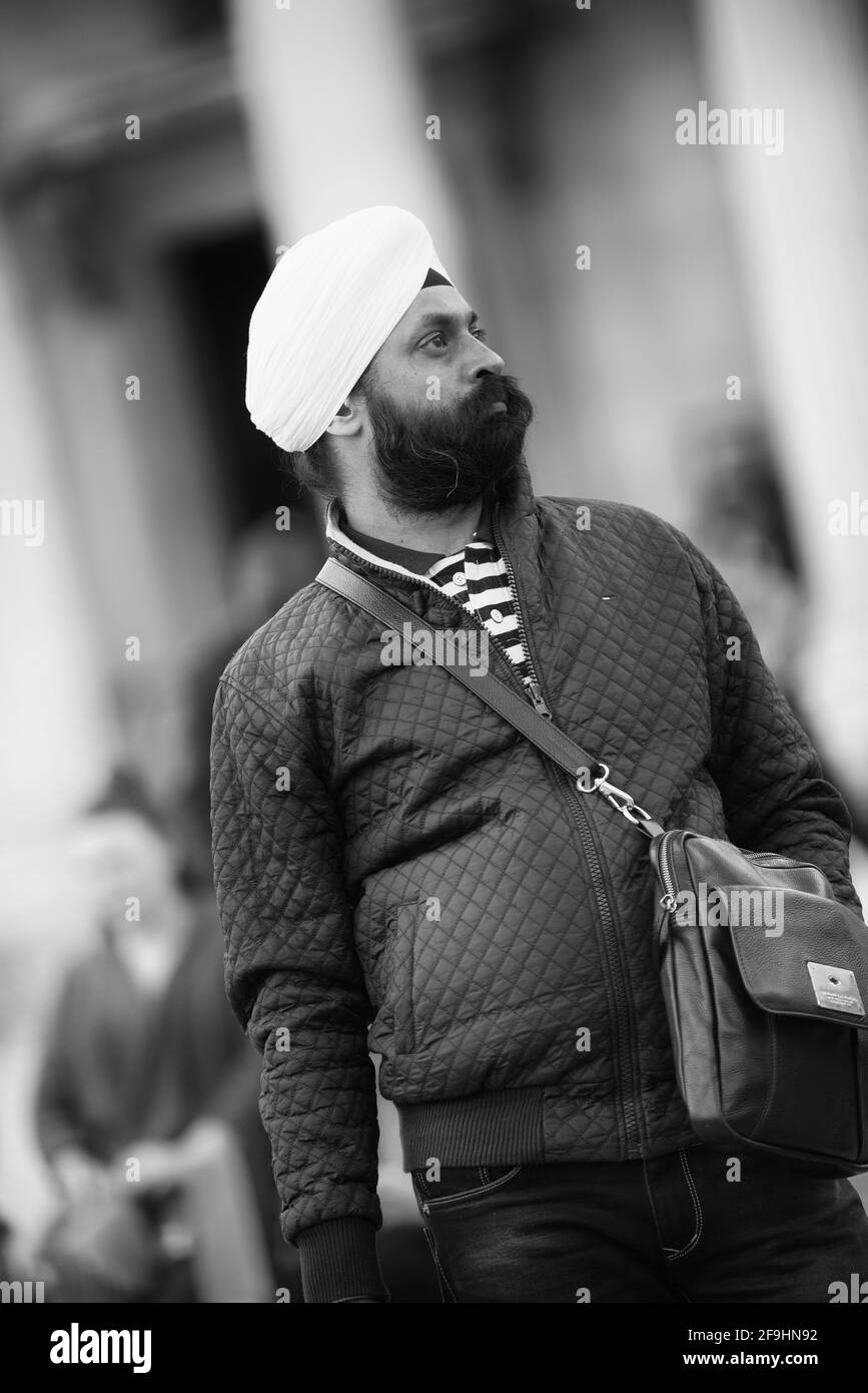 Street life of every day People around Town carrying out normal lives ...