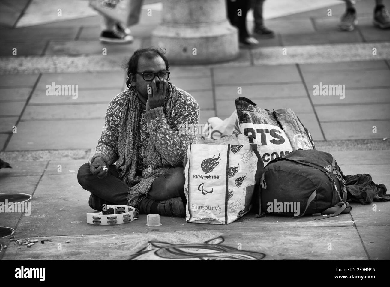 Street life of every day People around Town carrying out normal lives ...