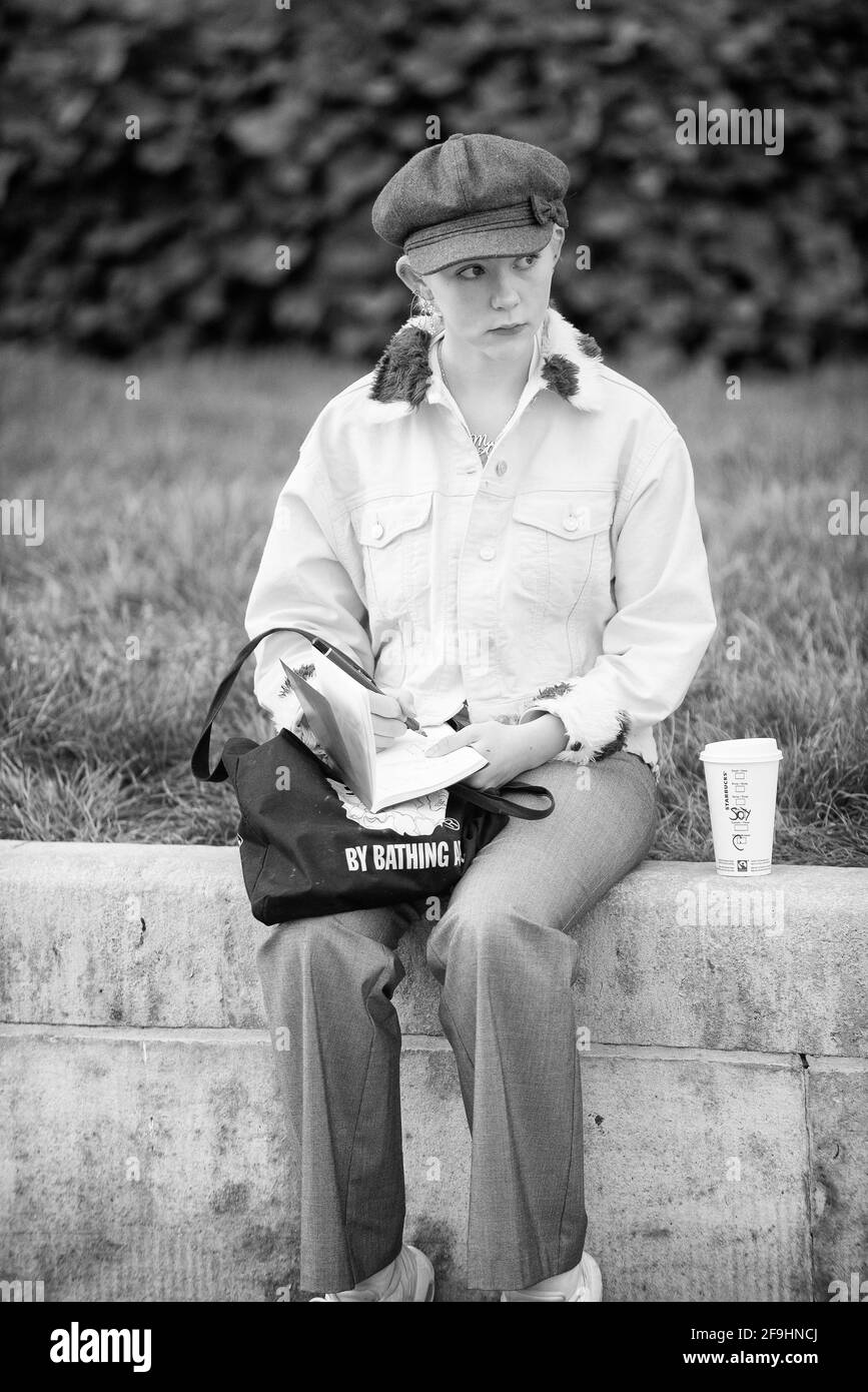 Street life of every day People around Town carrying out normal lives ...