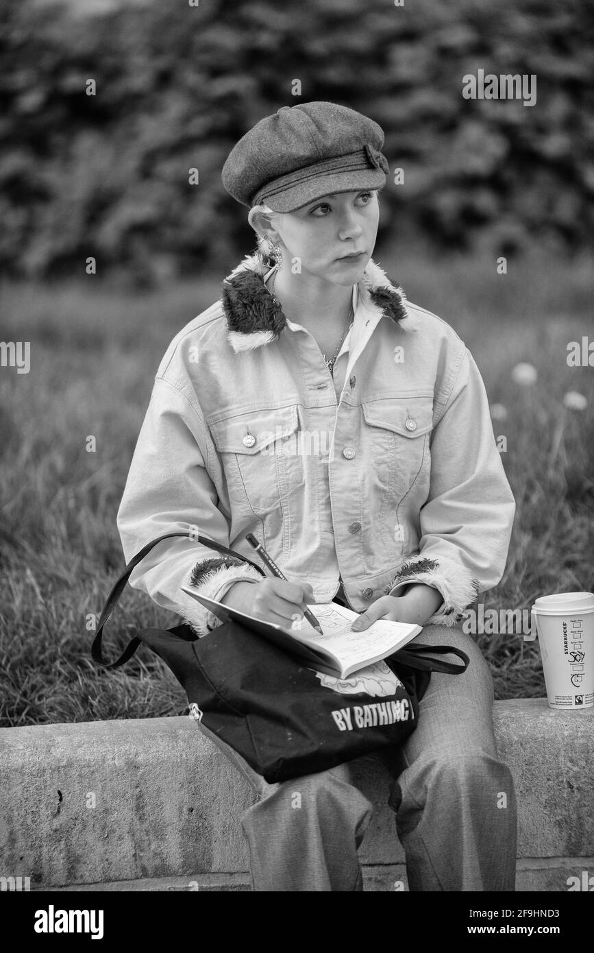 Street life of every day People around Town carrying out normal lives ...