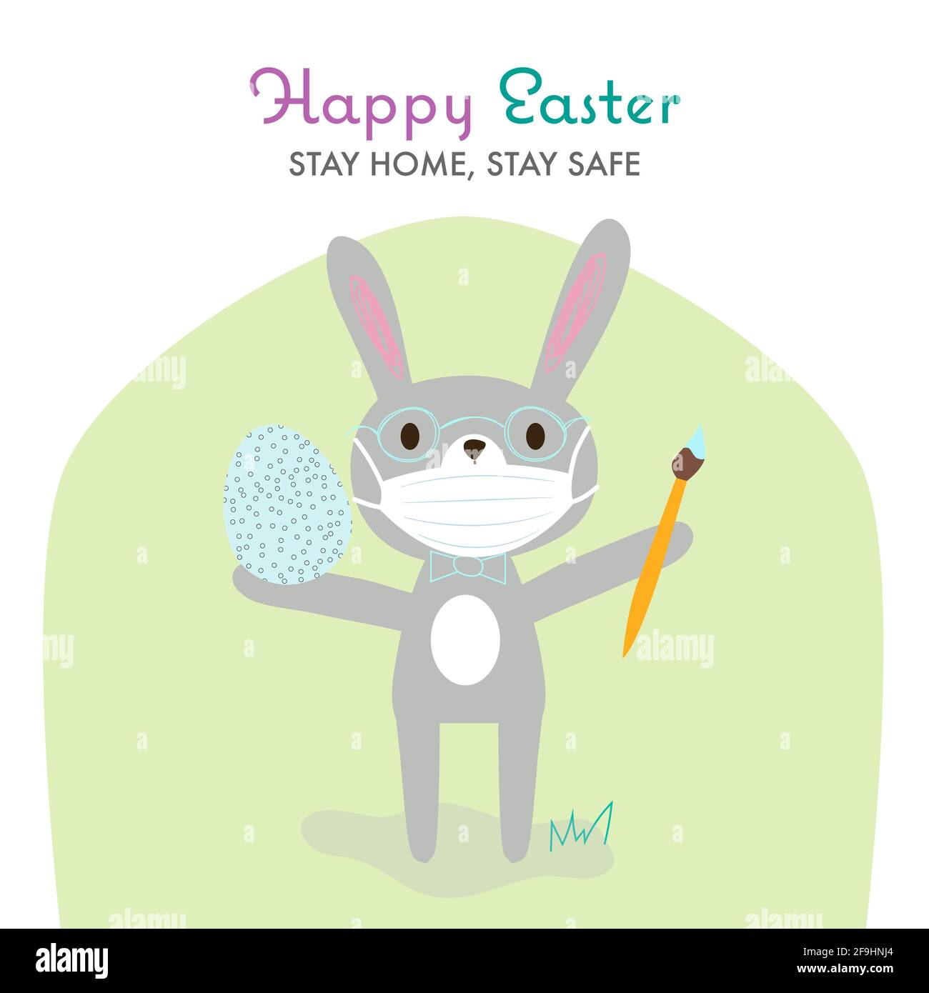 Stay home at Easter, motivational quote to stay safe, healthy during ...