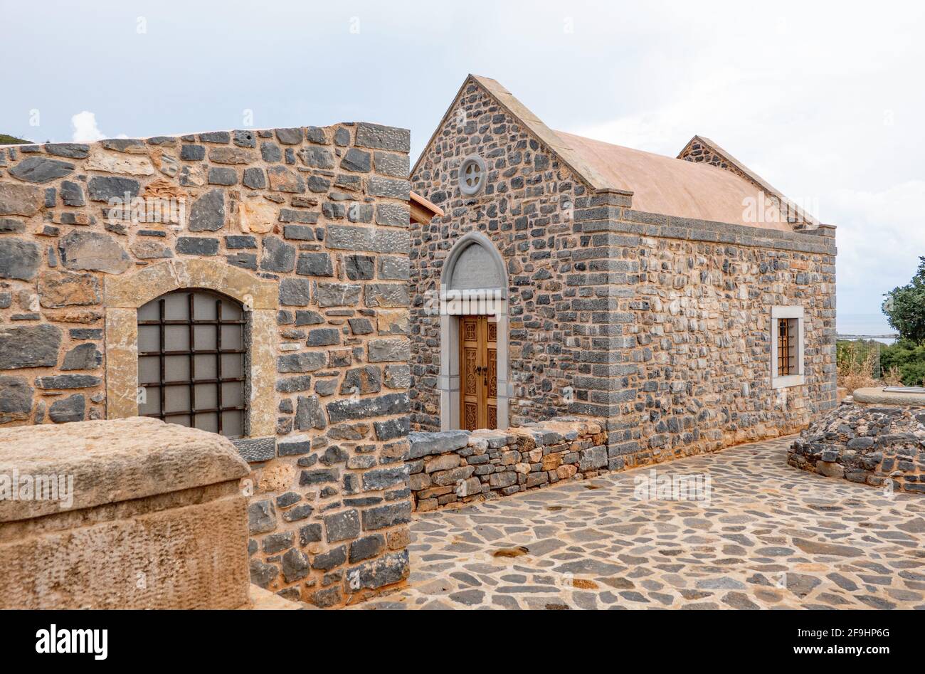 Orthodox Church of St Luke, Kolokitha, Elounda, Crete Island, Greece ...