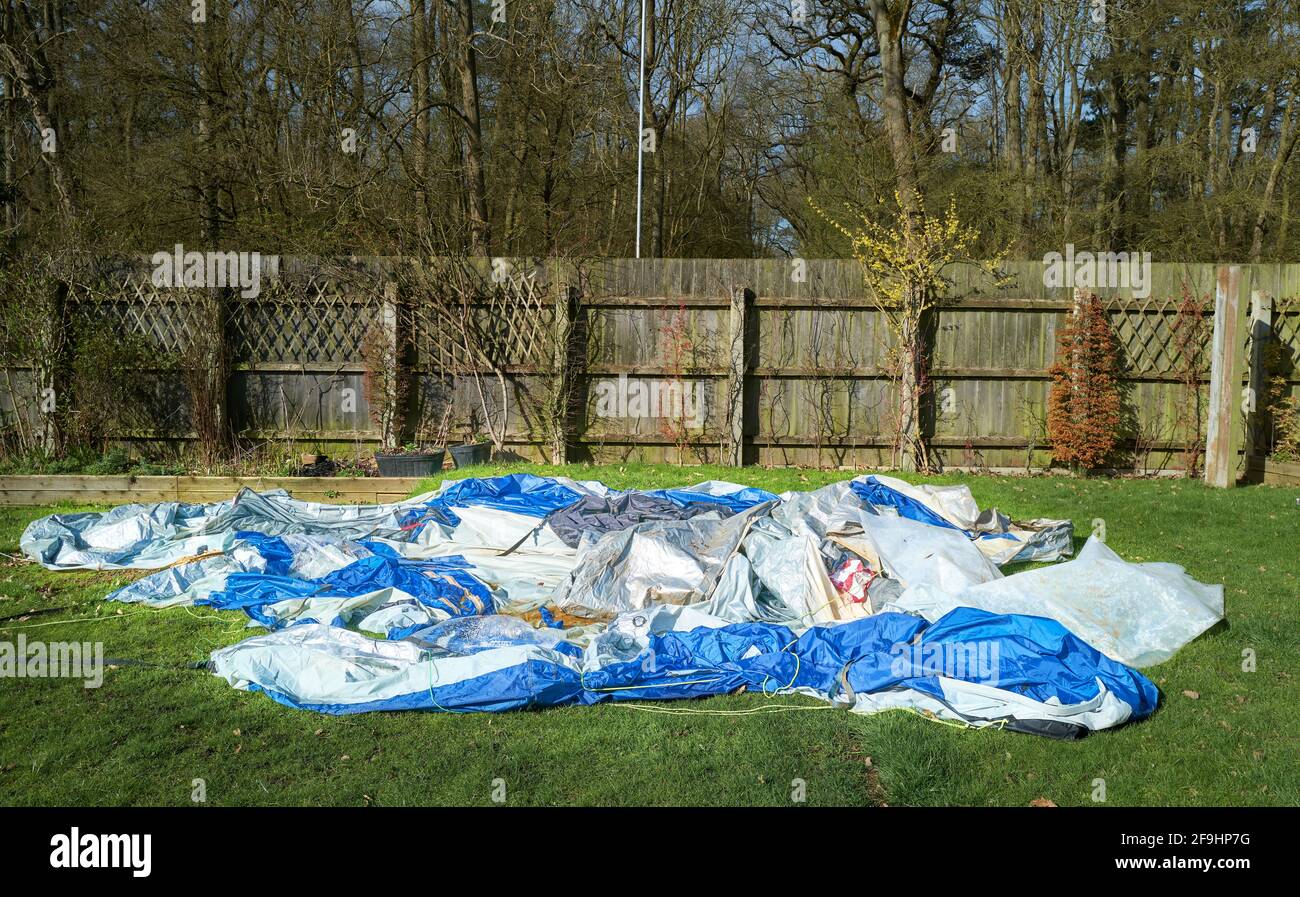 Damaged tent hi-res stock photography and images - Alamy