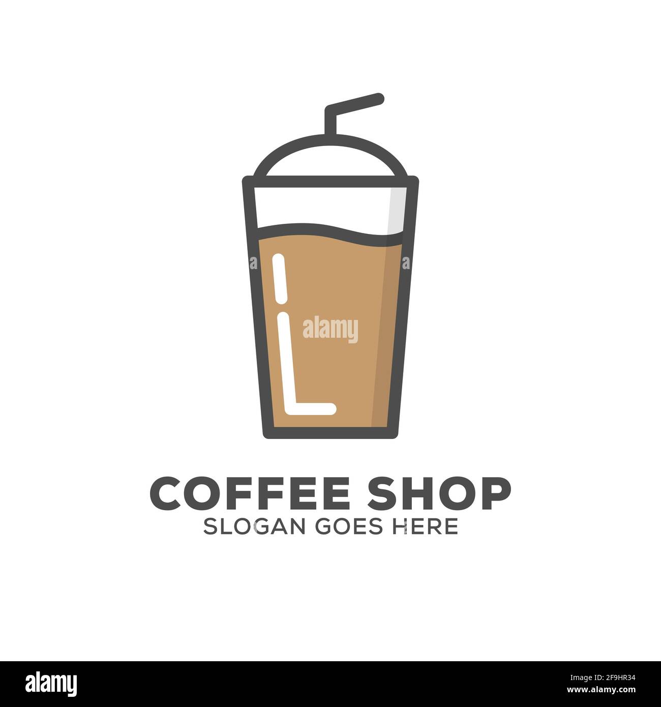 Ice Plastic Cups and Lids logo design vector, can used Coffee shop or ...