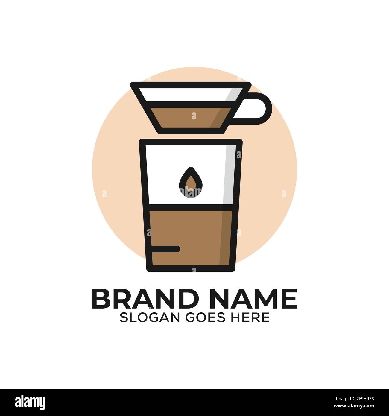 V60 coffee server logo design inspiration, can used coffee shop logo ...