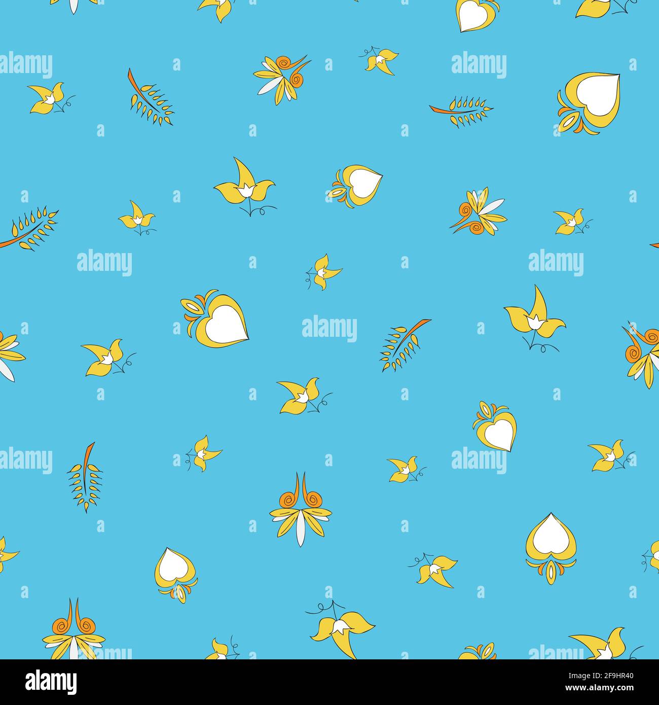 Vector bright blue background Brittany celtic, Breton trational ...