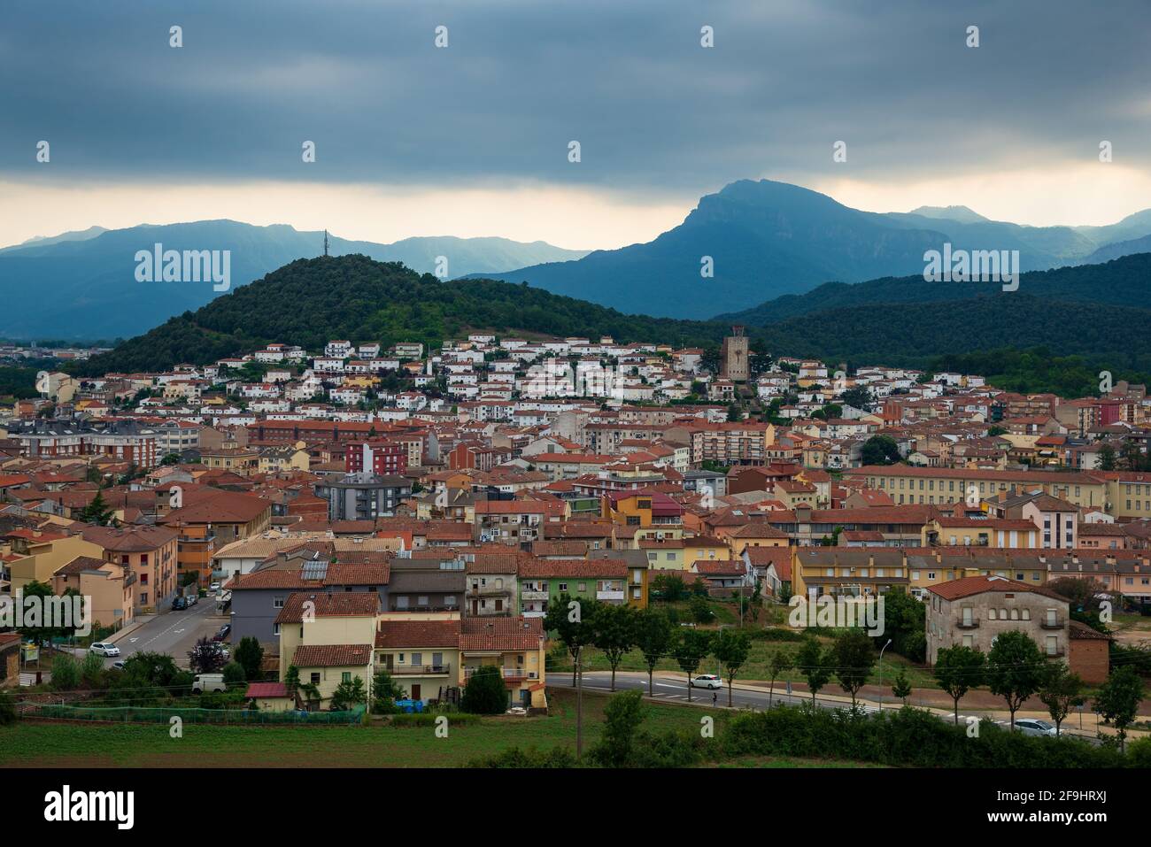 Aerial view girona province hi-res stock photography and images - Alamy