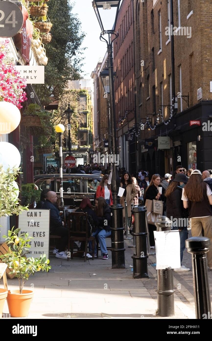 After Lockdown London West End Soho Stock Photo - Alamy