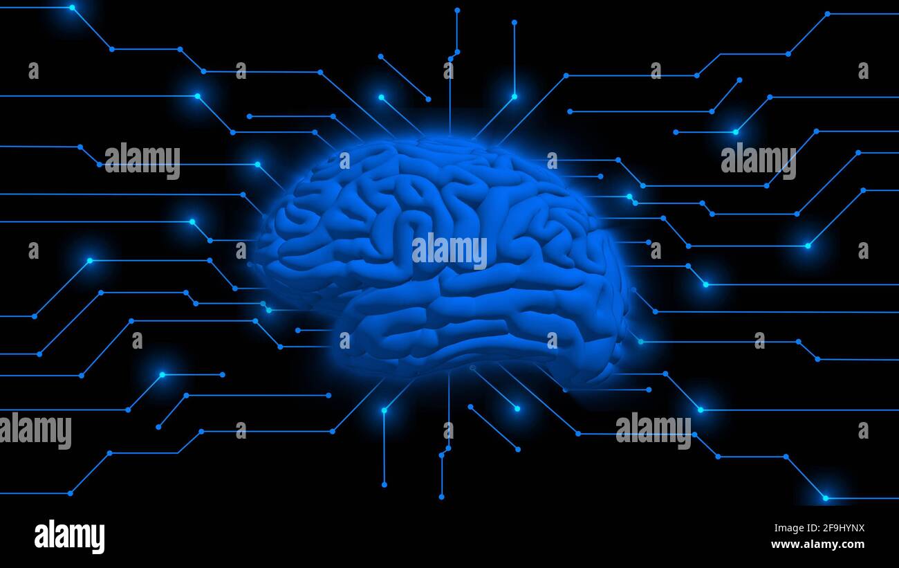 Human brain symbolic for AI Artificial Intelligence centered into ...
