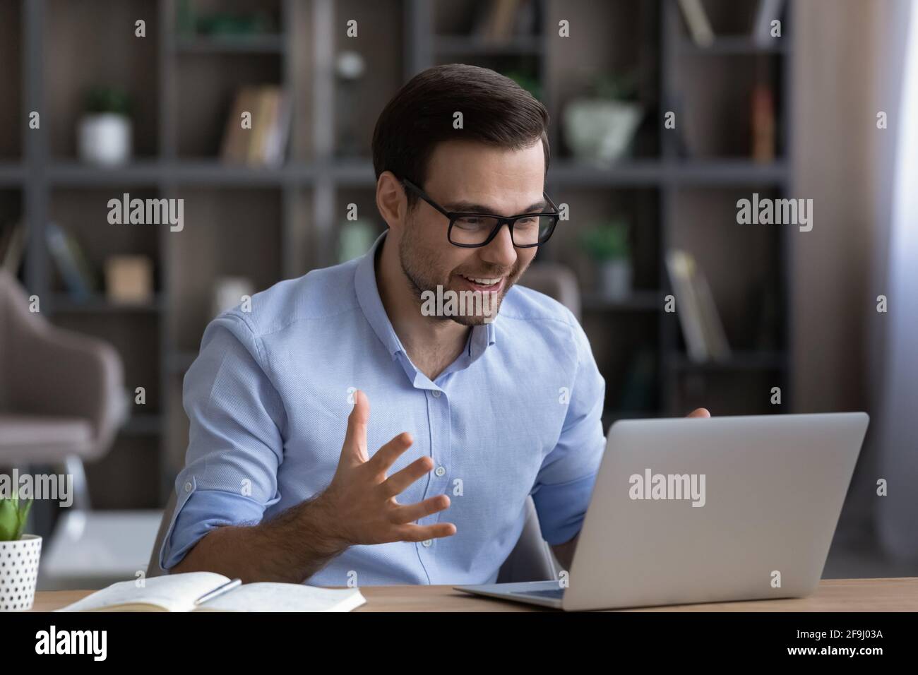 Overjoyed caucasian businessman triumph hi-res stock photography and ...