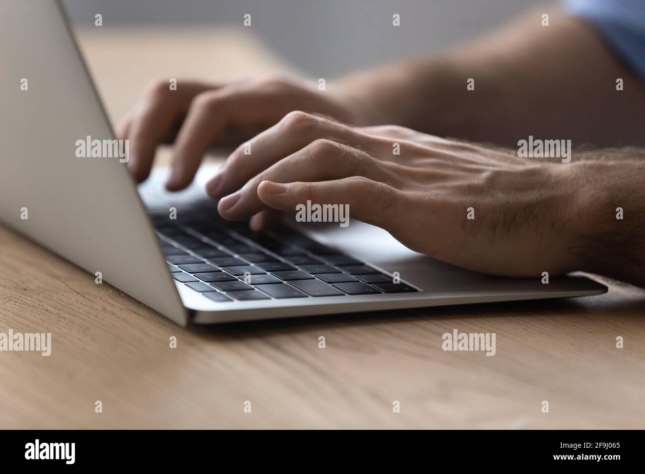 Closeup ceo hands typing computer hi-res stock photography and images ...