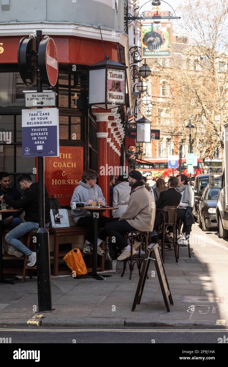 After Lockdown London West End Soho Stock Photo - Alamy