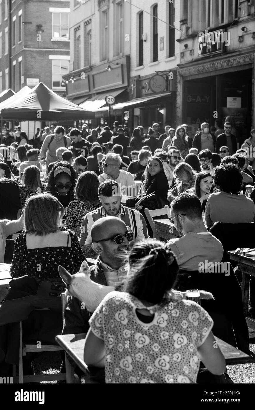 After Lockdown London West End Soho Stock Photo - Alamy