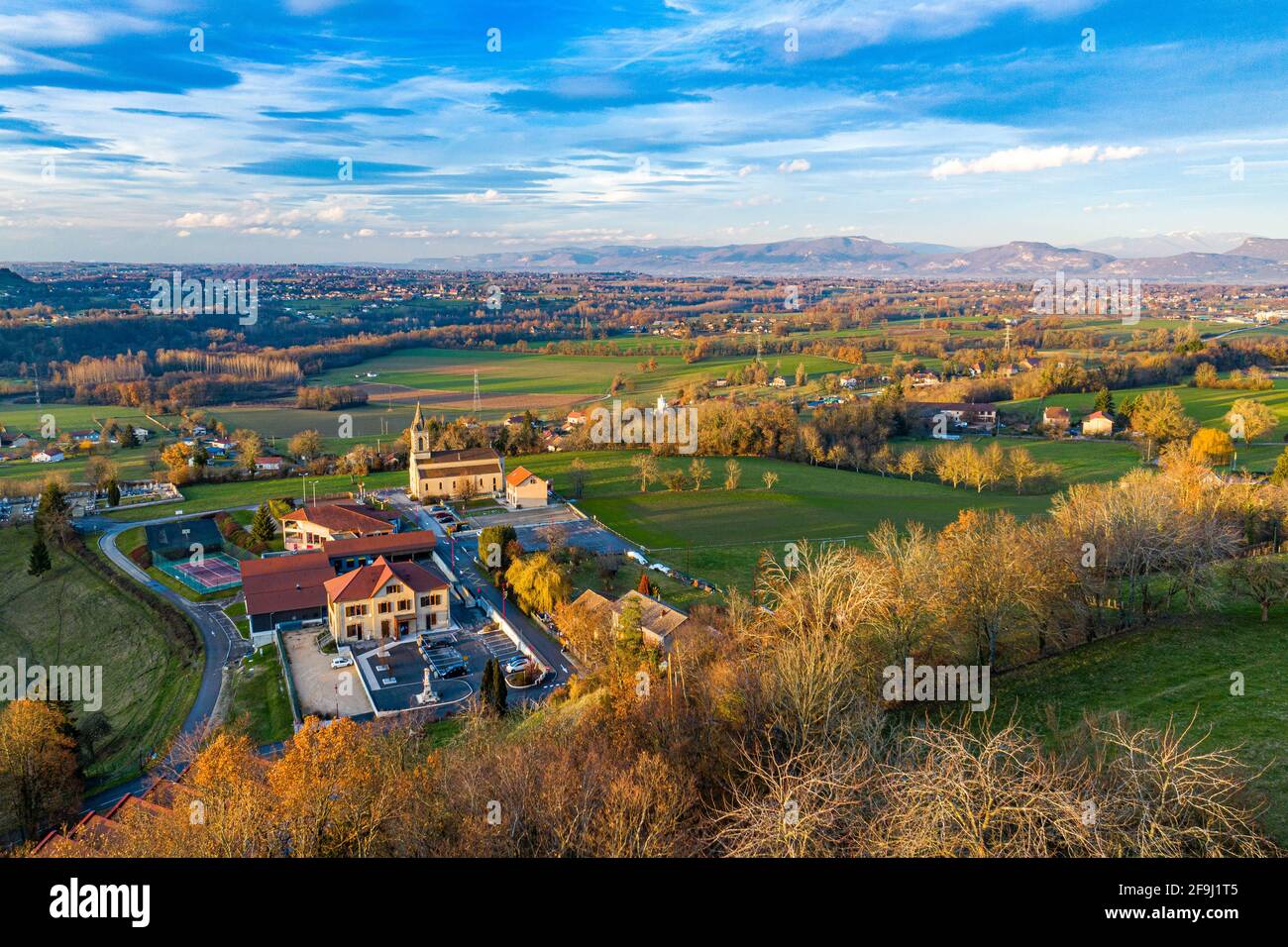 Aerial beautiful shot bell tower hi-res stock photography and images ...