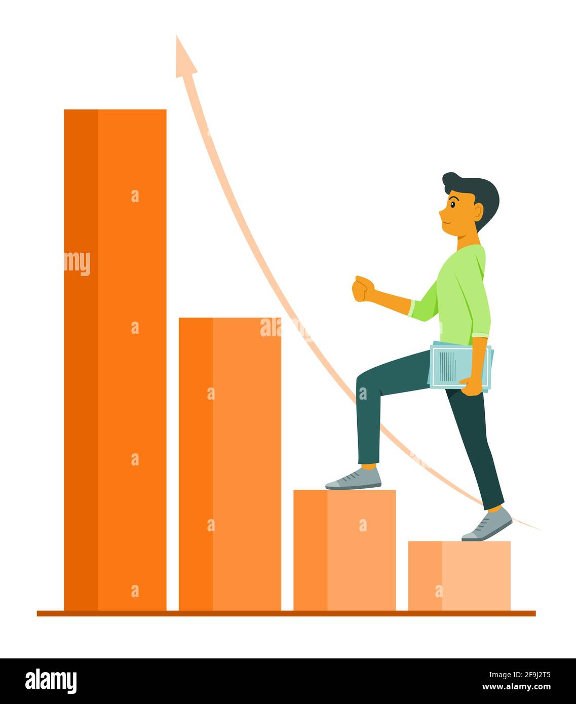 Man stepping Stock Vector Images - Alamy