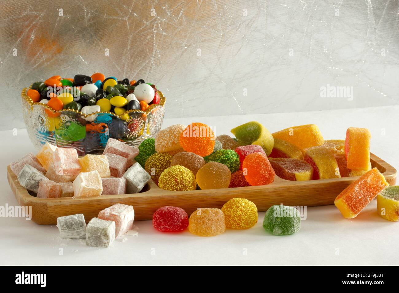 Various Turkish Delight. Chocolate candies Stock Photo - Alamy