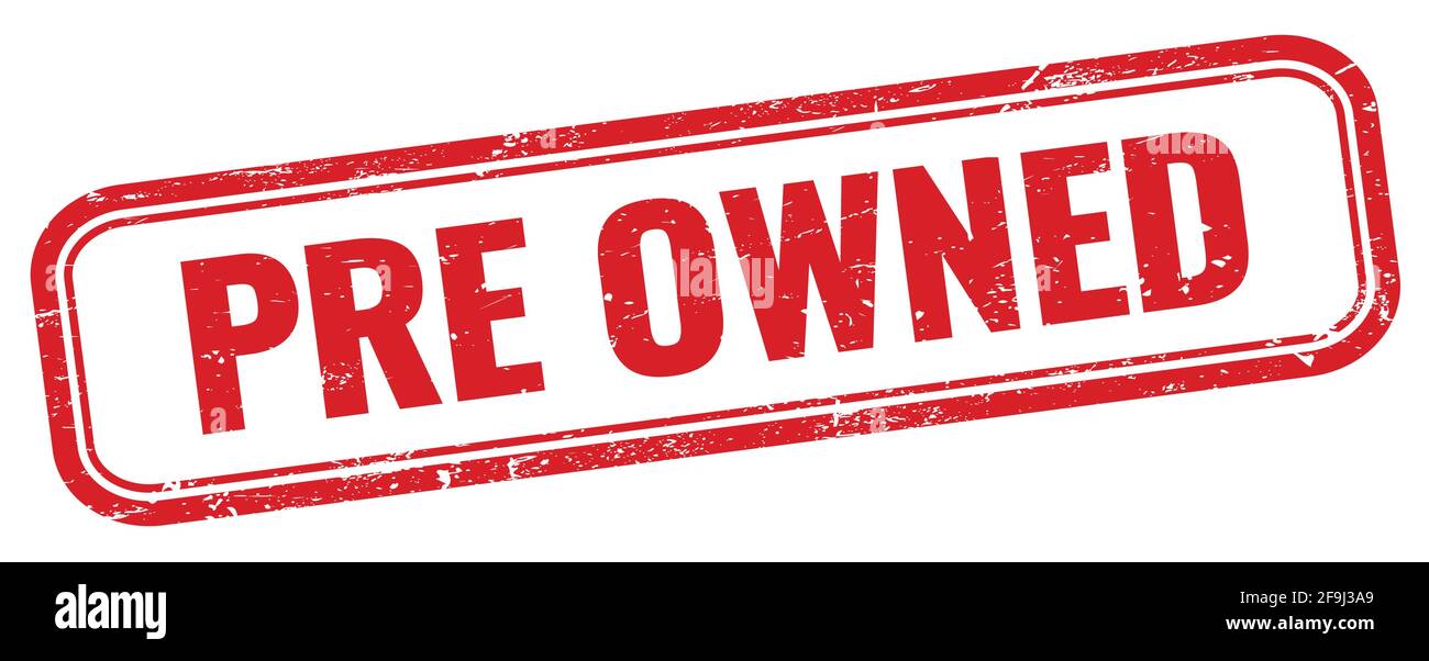 Pre owned text hi-res stock photography and images - Alamy