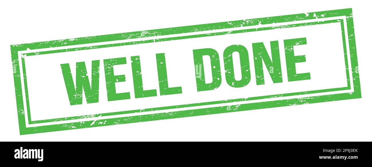 Well Done Stamp High Resolution Stock Photography and Images - Alamy