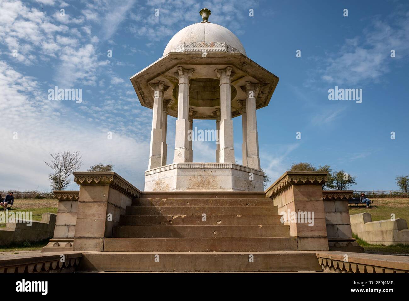 Brighton, April 18th 2021: The Chattri memorial on the South Downs ...