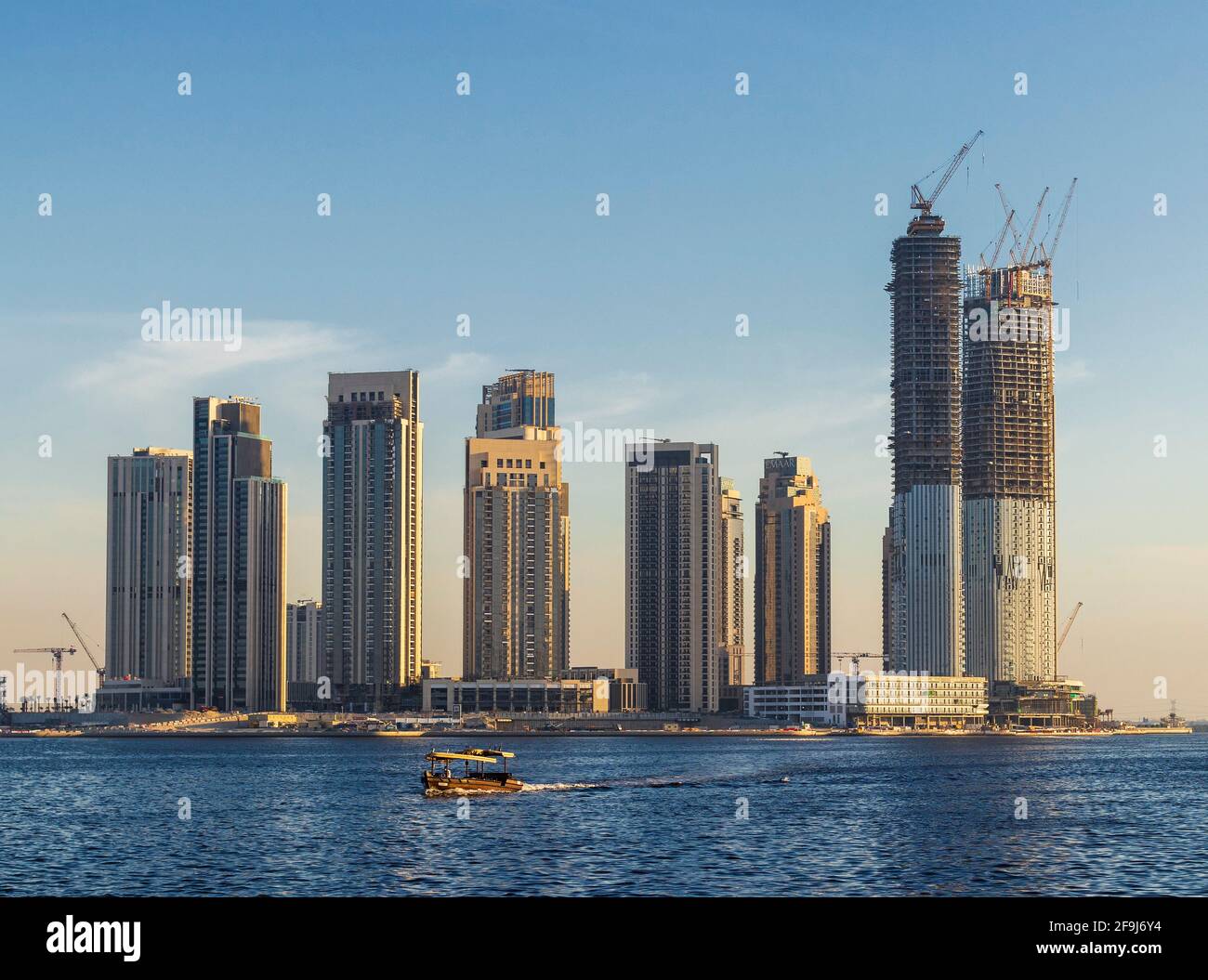 Dubai, UAE - 04.17.2021 Dubai creek harbour development by EMAAR. UAE ...