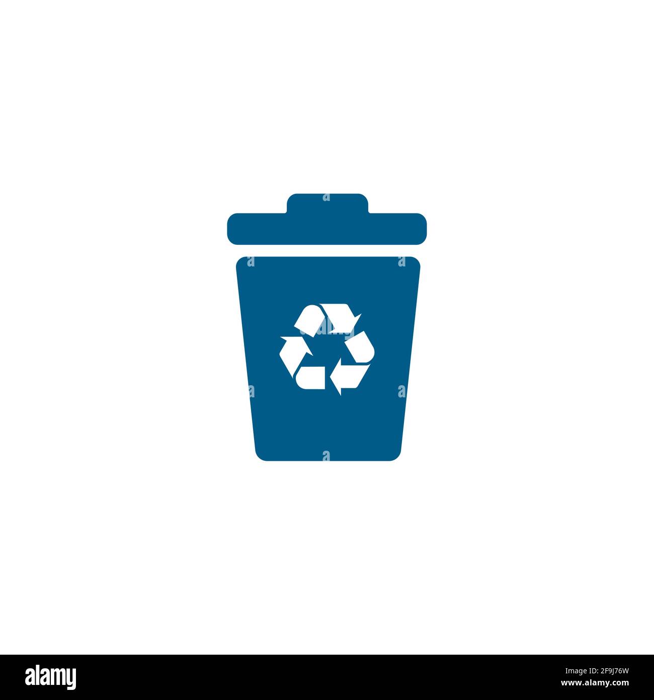 Blue Bin Icon