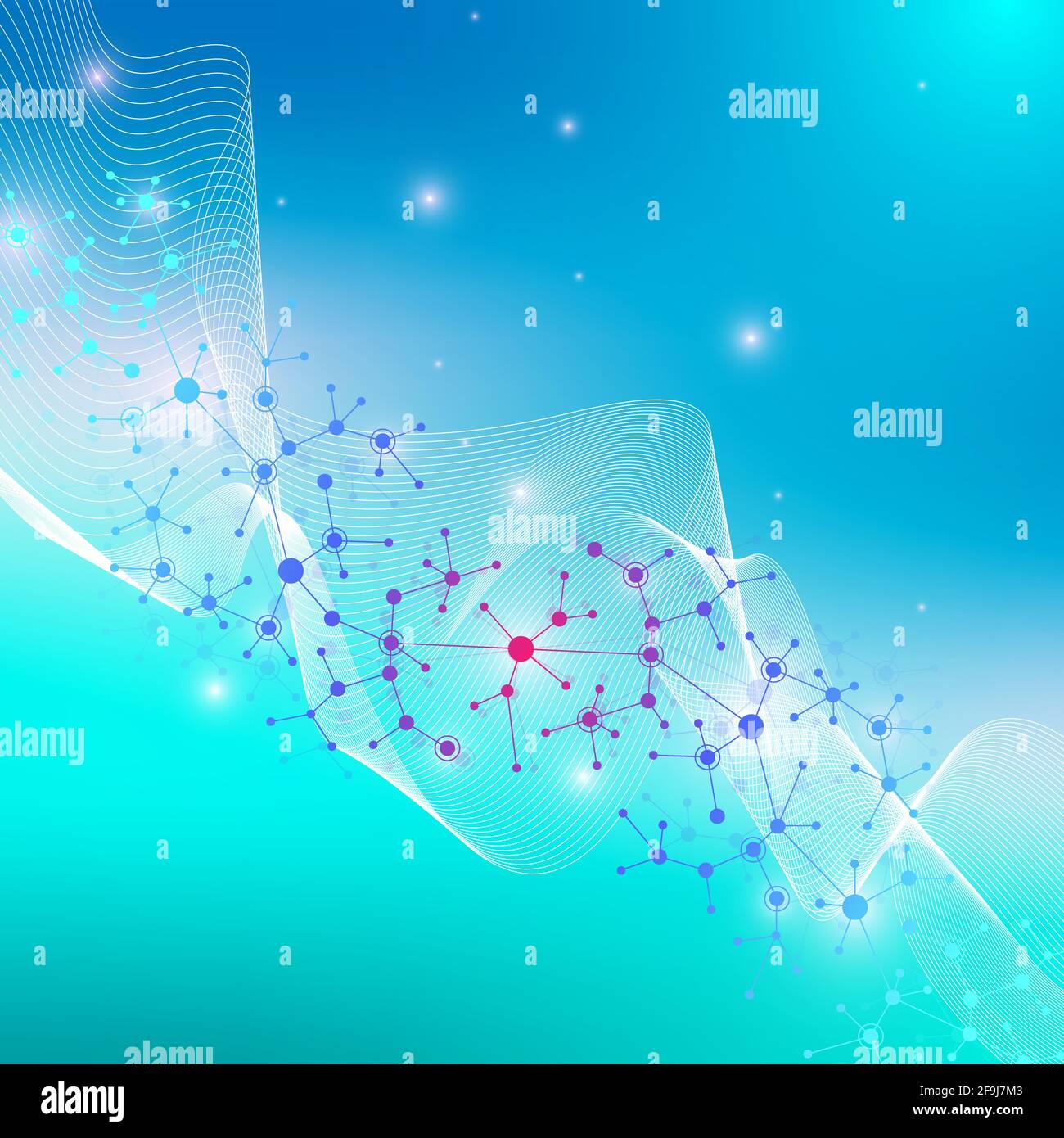Scientific vector illustration genetic engineering and gene ...