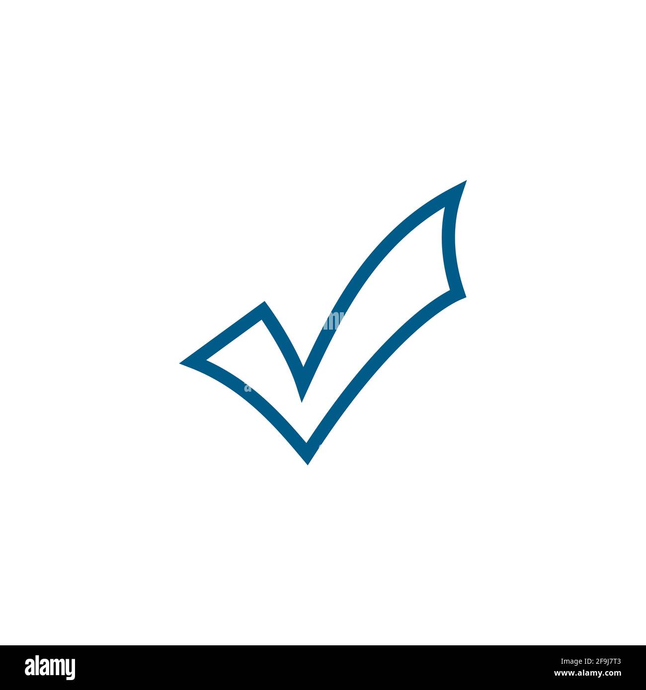 Right Line Blue Icon On White Background. Blue Flat Style Vector ...