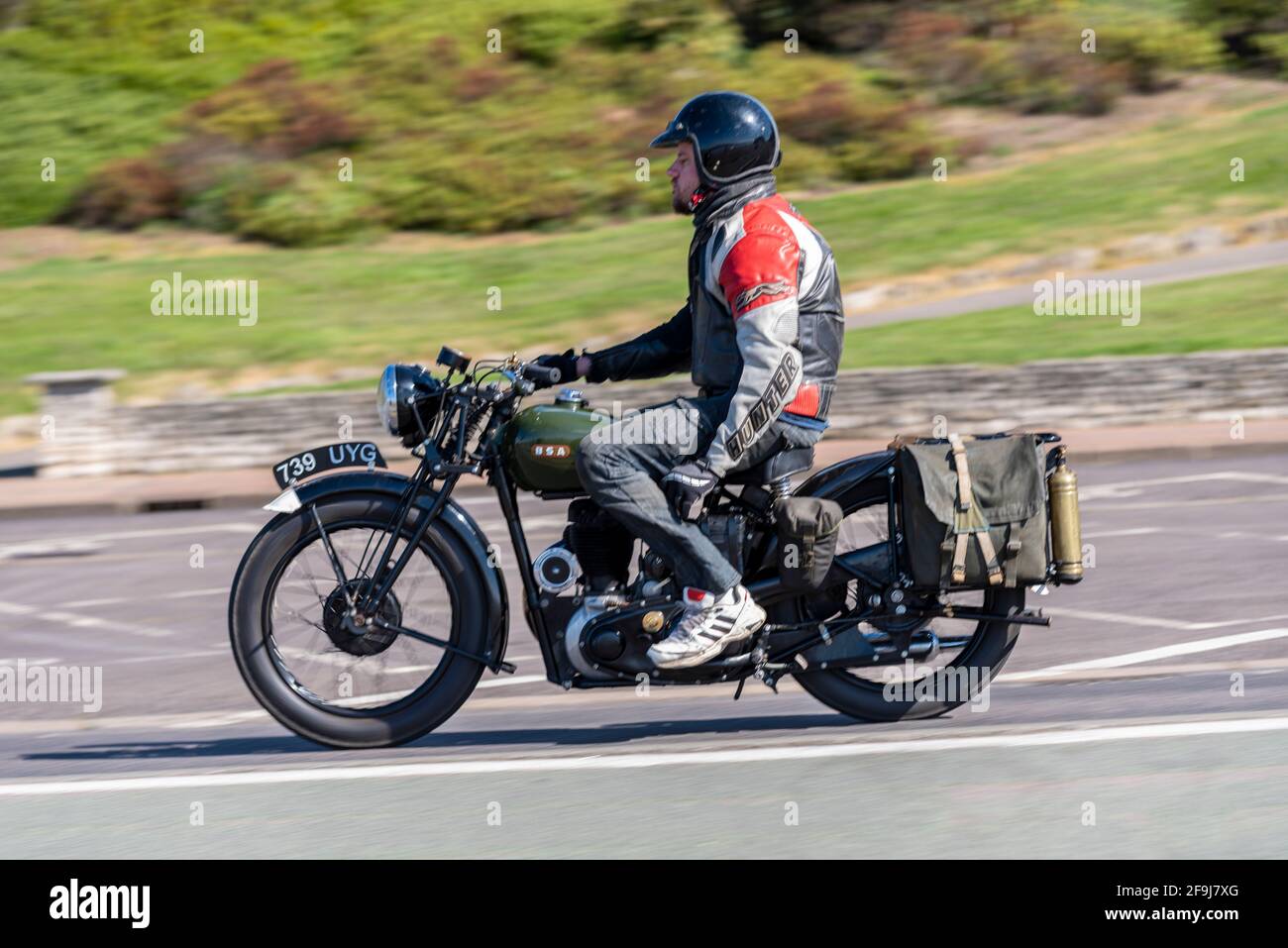Vintage bsa motorcycle hi-res stock photography and images - Alamy