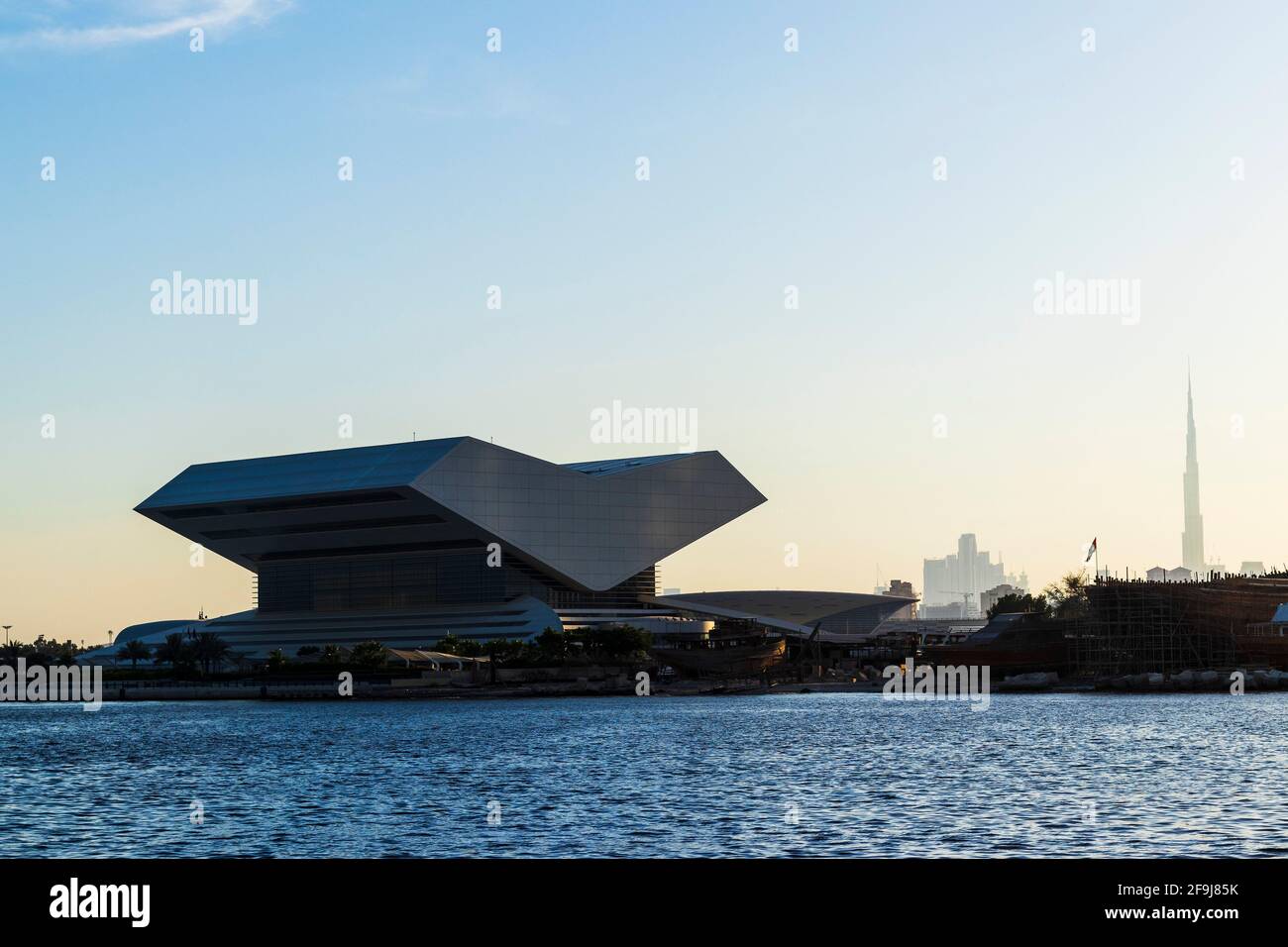 Dubai, UAE - 04.17.2021 New building of Sheikh Muhammad Bin Rashid ...