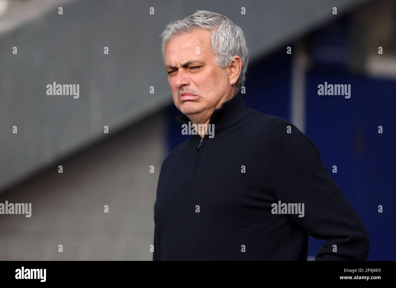 File photo dated 16-04-2021 of Tottenham Hotspur manager Jose Mourinho ...