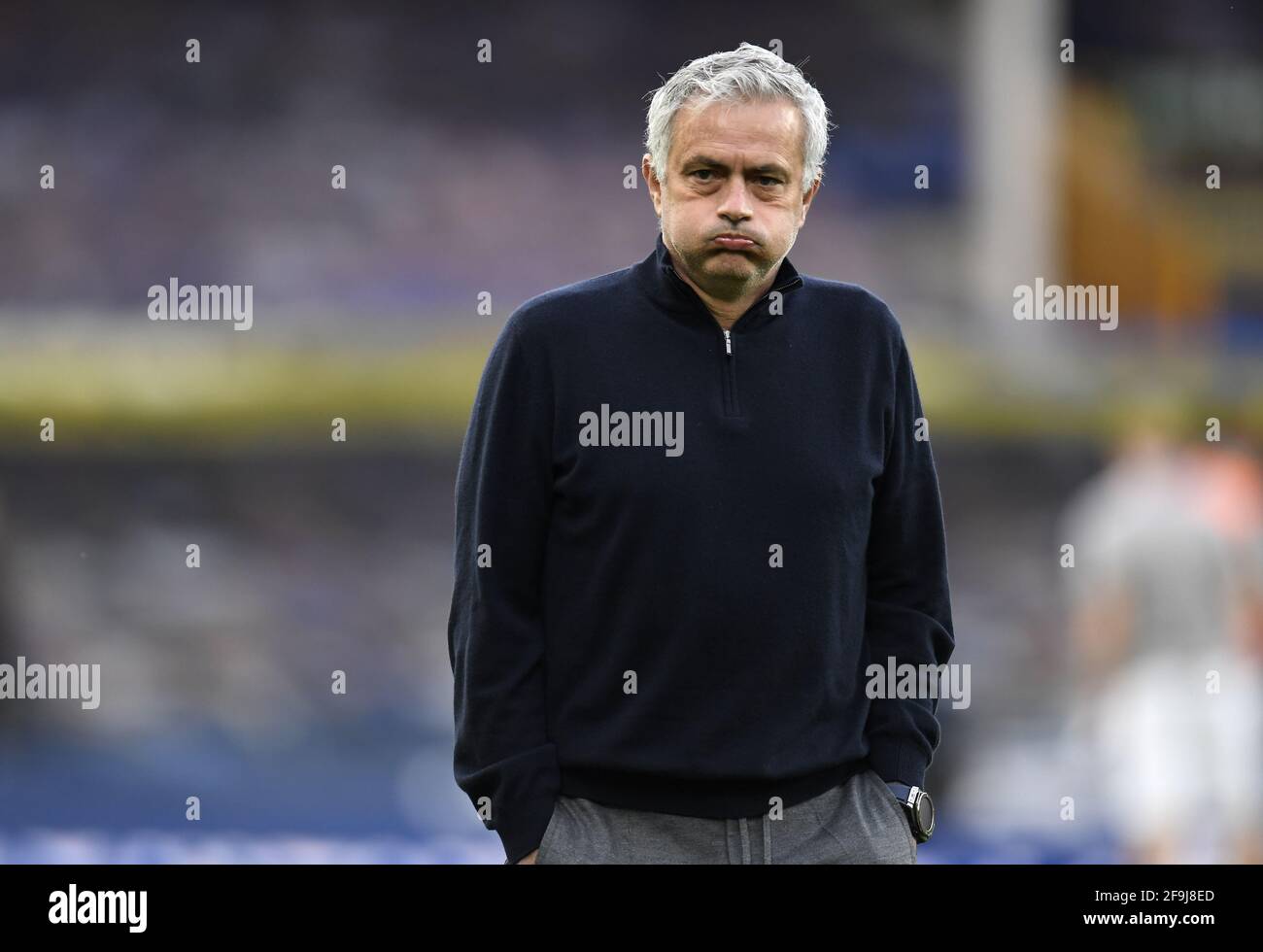 File photo dated 16-04-2021 of Tottenham Hotspur manager Jose Mourinho ...