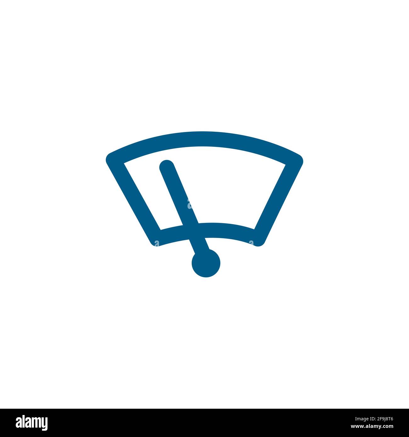 Speedometer Blue Icon On White Background. Blue Flat Style Vector ...