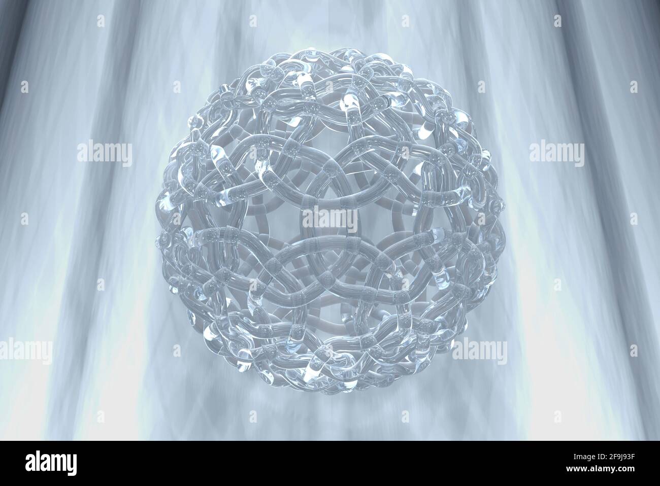 worm transparent sphere in ray light. 3d rendering Stock Photo - Alamy