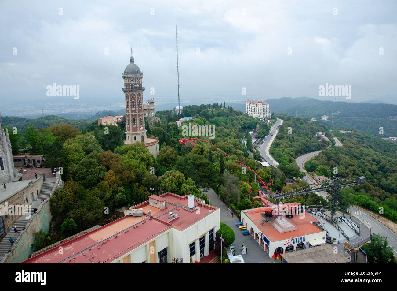 Mount Tibidabo In Barcelona High Resolution Stock Photography and ...