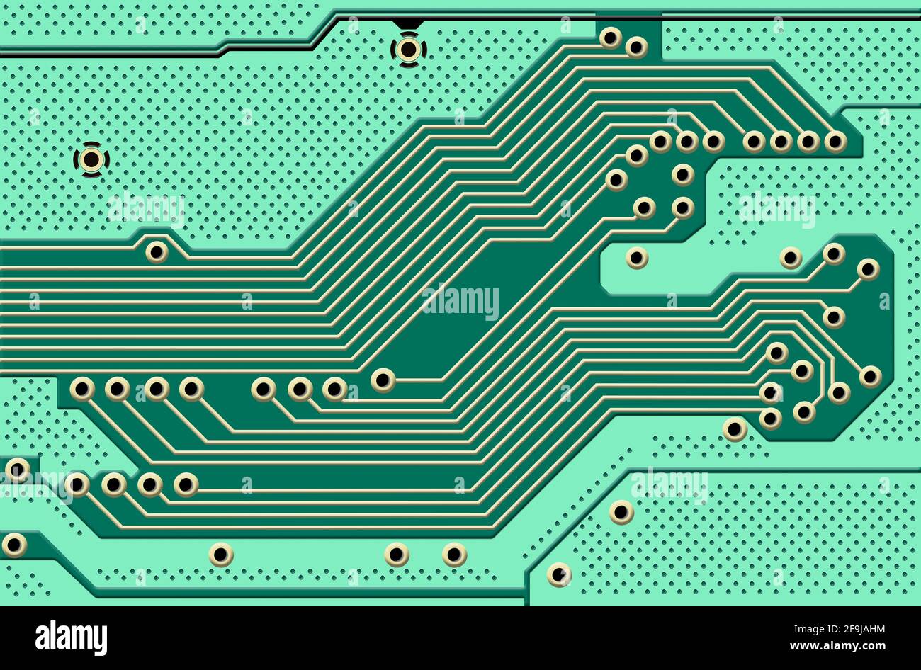 Abstract detail of the printed circuit board - technology texture Stock ...