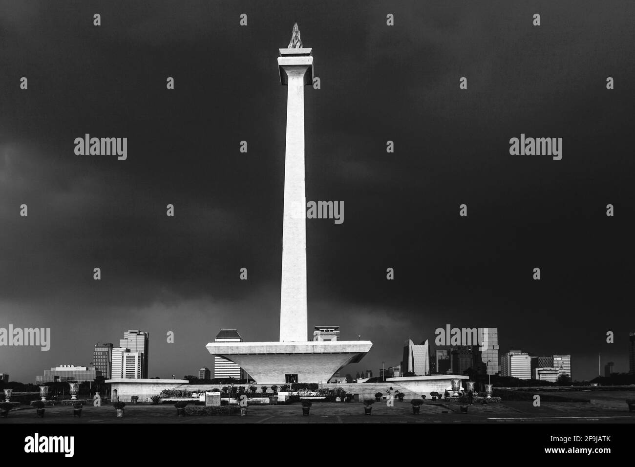 The National Monument, Merdeka Square, Jakarta, Indonesia Stock Photo ...