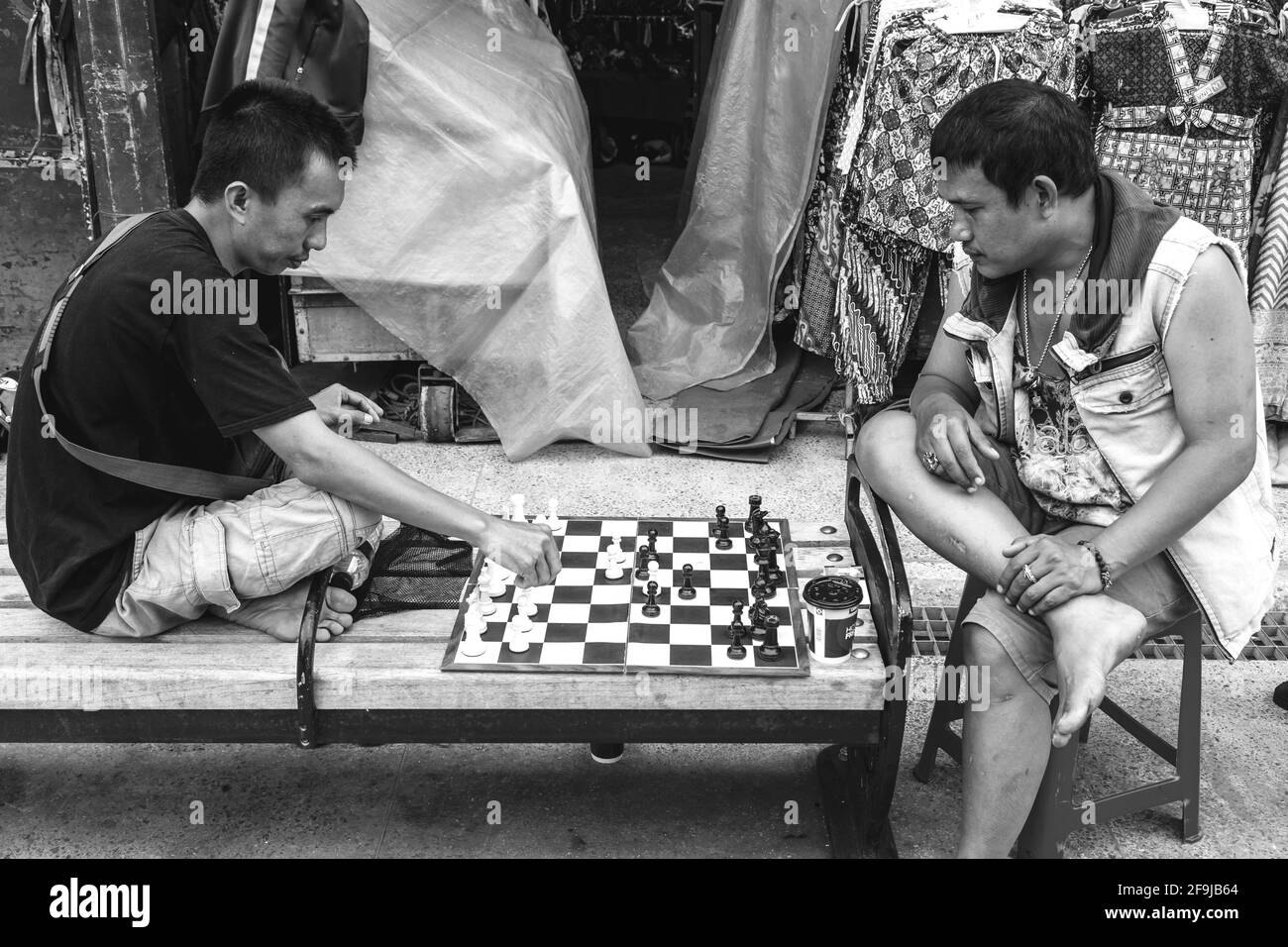 Indonesia chess Black and White Stock Photos & Images - Alamy